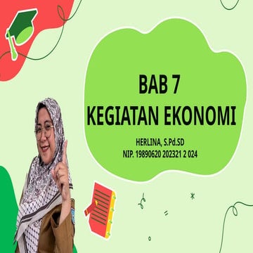 PPT Kegiatan Ekonomi masyarakat. ke,as 7 pelajaran ips | PPTX