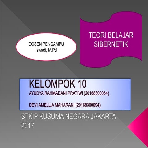 P teori belajar untuk program PAUD | PPTX