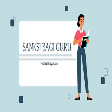 POWER POINT SANKSI BAGI SEORANG GURU/PENGAJAR | PPTX