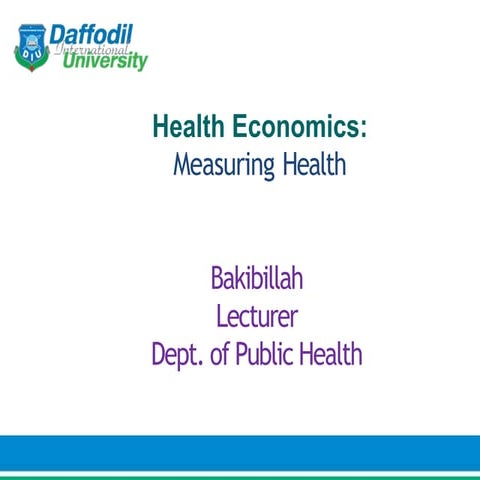 PPT-Lecture-3-Measuring Health (2).pptx HEALTHCARE | PPTX