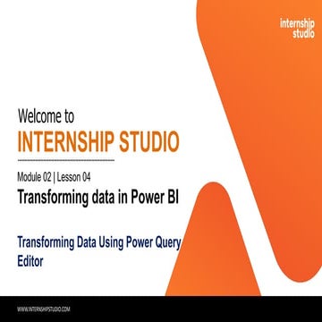 Basic introduction to power query | PPTX