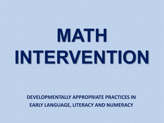 7 effective strategies for teaching elementary math | PPT