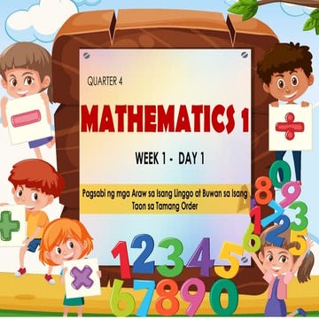 PPT -MATH1-WEEK1.pptx fourth quarter lesson | PPTX