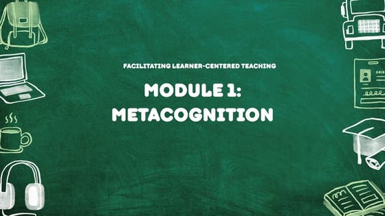 Metacognition | PPTX