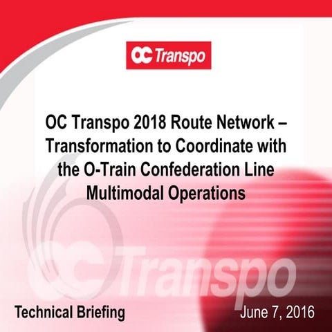 OC Transpo route changes due to LRT | PDF