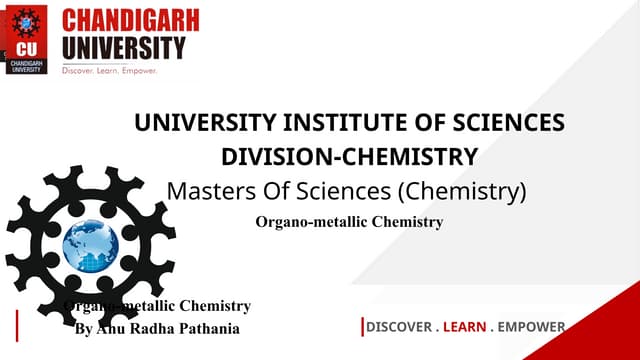 METAL CARBONYLS - POWERPOINT PRESENTATION | PPTX