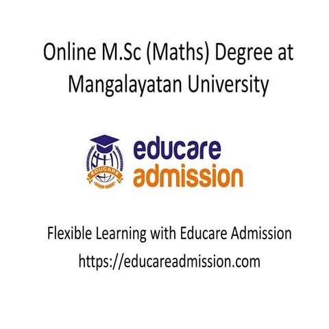 Online M.Sc (Maths) Degree at Mangalayatan University – Pursue a ...