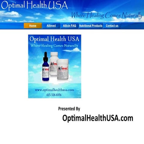 Ppt -optimal_healthusa | PPT