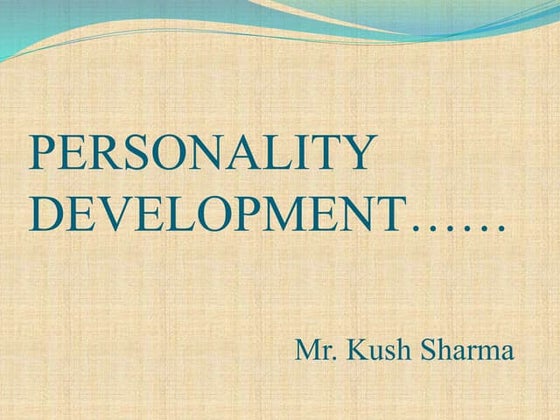 Youth Personality Grooming and Development | PPTX | Shaving | Personal Care