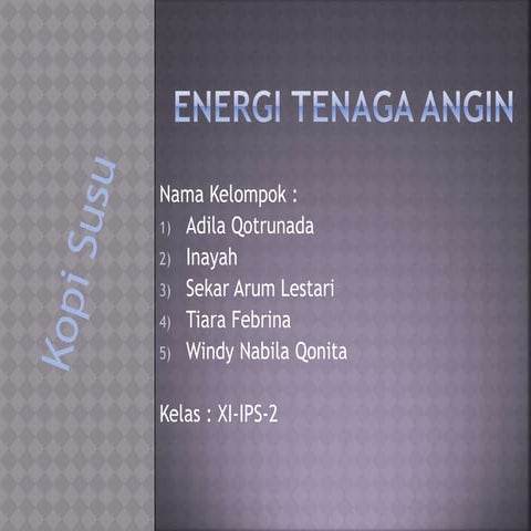 ppt energi tenaga terbarukan angin | PPTX