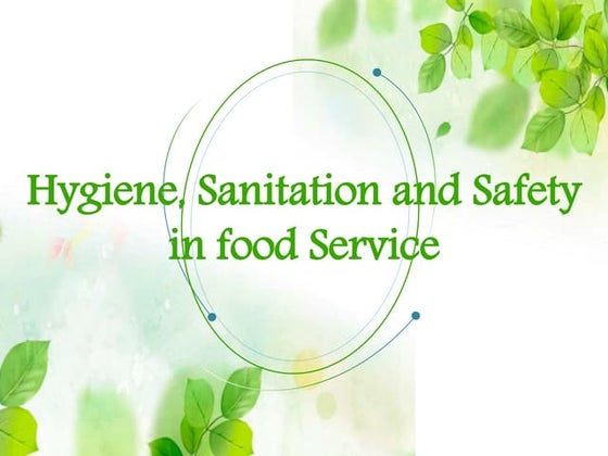 proper food handling, food safety, and sanitation practices | PPTX ...