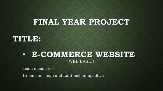 PPT-Presentation-of-E-Commerce-website-Project.pptx