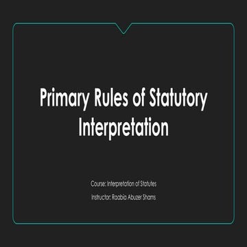 PPT - Primary Rules of Interpretation (1).pdf
