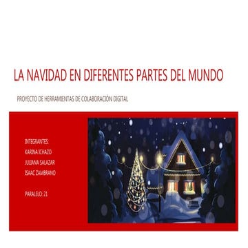 La navidad en varias partes del mundo | PPTX