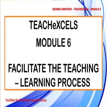 PPT - SEAMEO INNOTECH – TEACHExcels.pptx