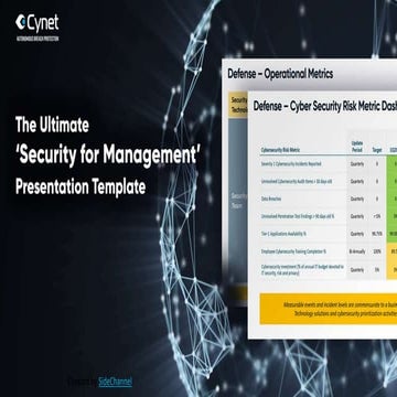 Ppt Security For Managementpptx Information And Network Security