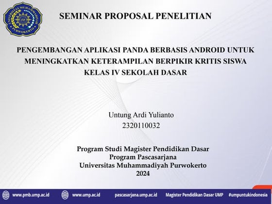 Power point seminar hasil evaluasi final | PPT