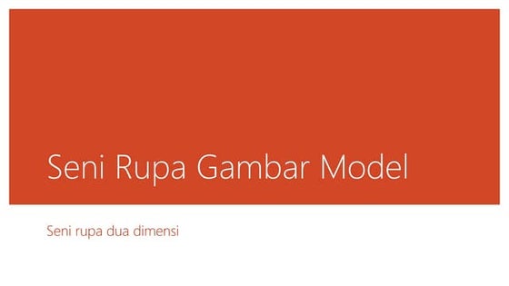 SENI BUDAYA KELAS 8 BAB I | PPT