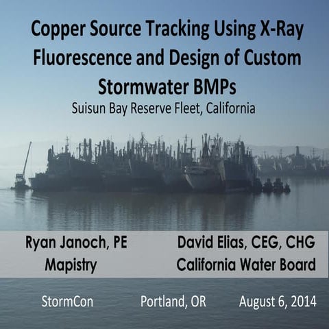Copper Source Tracking Using X-Ray Fluorescence and Custom Stormwater ...
