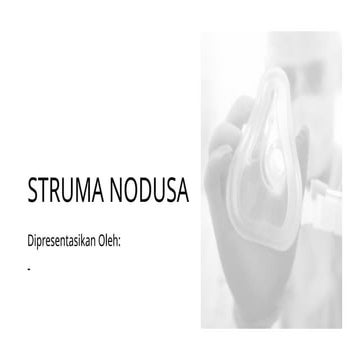 PPT Struma Nodusa dalam bidang ilmu onkologi | PPT
