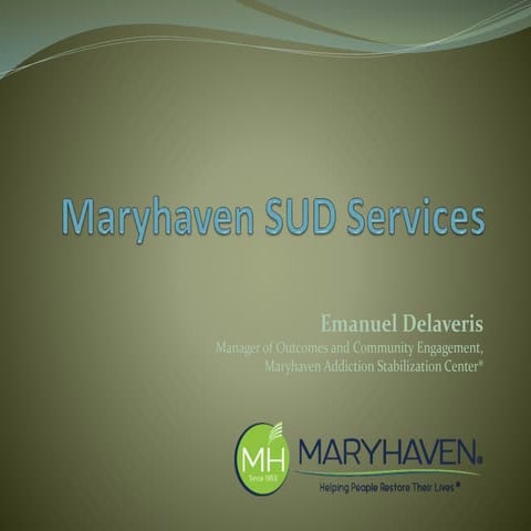 Maryhaven SUD Services | PPTX