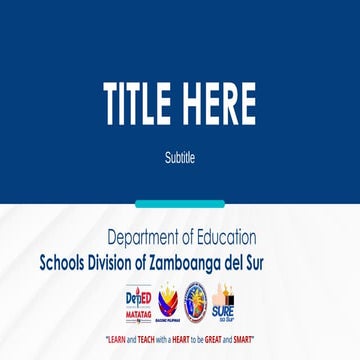 deped matatag template zamboanga province | PPT