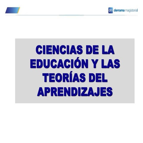 Ppt teorias del aprendizaje | PPTX