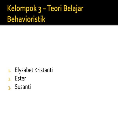 PPT-Teori belajar Behavioristik.pptx
