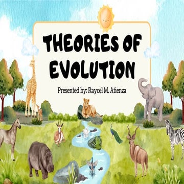 PPT - THEORIES OF EVOLUTION (Science 10 Quarter 3).pdf