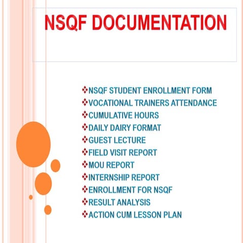 PPT - tot NSQF.pptx usefull for national skill qualification framework ...