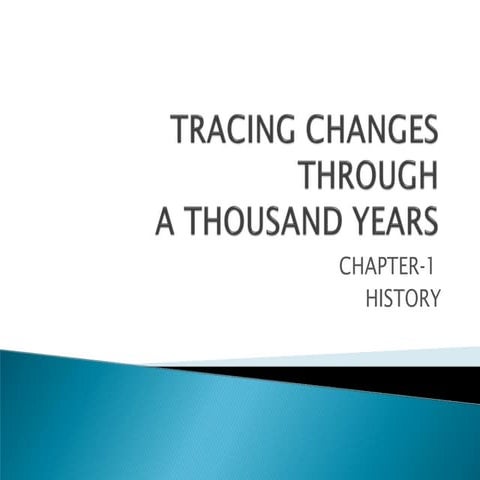 PPT-Tracing Changes Through A Thousand Years (1).pptx