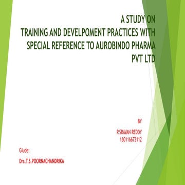 Training and Develpoment | PPTX
