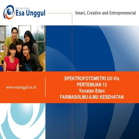 PPT-UEU-Kimia-Analisis-13.SPEKTROFOTOMETRI UV-Vis | PPT