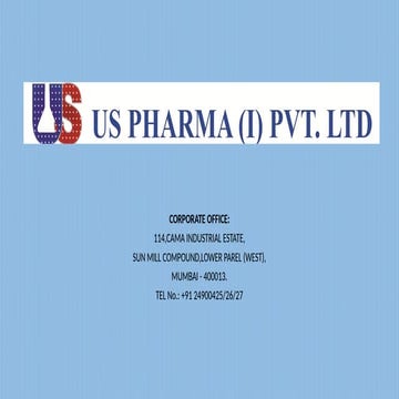 PPT - US Pharma.pptx........................................ | PPTX