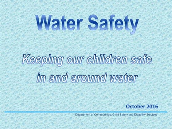 Water safety powerpoint | PPTX