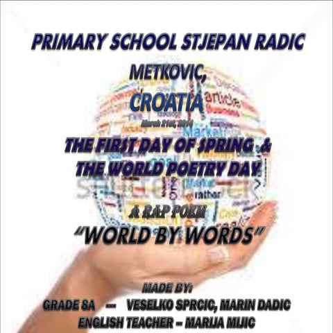 Rap Poem - World by Words | PPTX