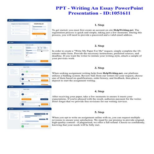 PPT - Writing An Essay PowerPoint Presentation - ID1051611 | PDF