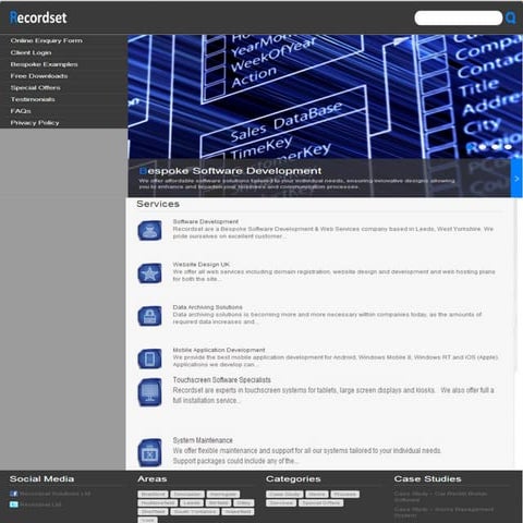Web database development Yorkshire | PPT