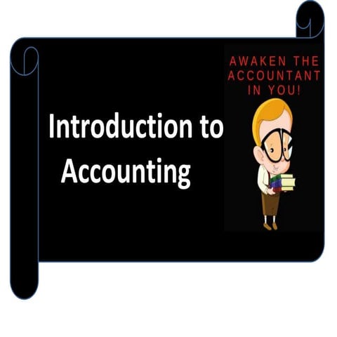 Ppt Xiacc Chapter 1 Introduction Of Accounting177 Pptx