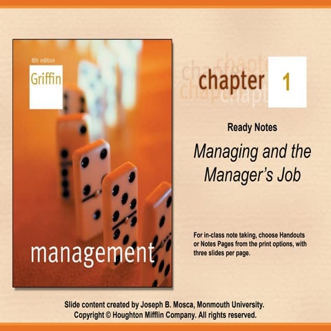 Chapter five: Introduction to Management | PPTX