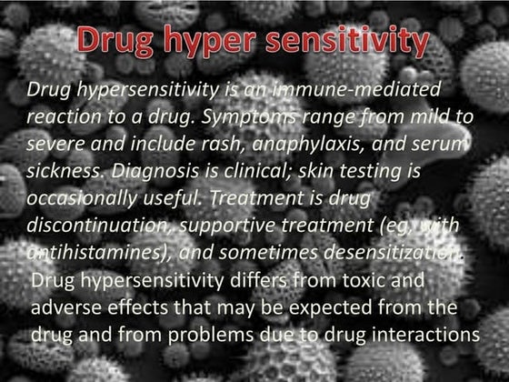 Introduction to Hypersensitivity types of hypersensitivity mechanisms ...