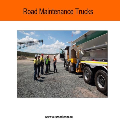 Road Maintenance Trucks | PPT