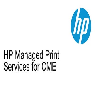 Managed Print Services | PPT