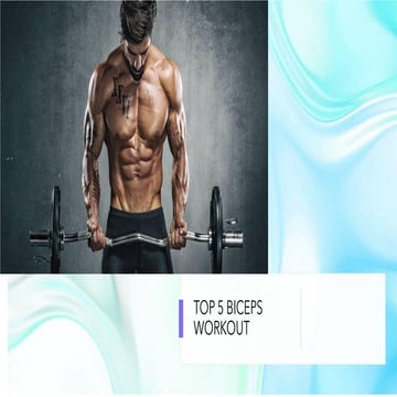 TOP 5 biceps workout for big biceps | PDF | Fitness and Exercise | Healthy Living
