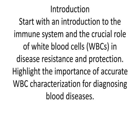 An Automated Identification and Classification of White Blood Cells ...