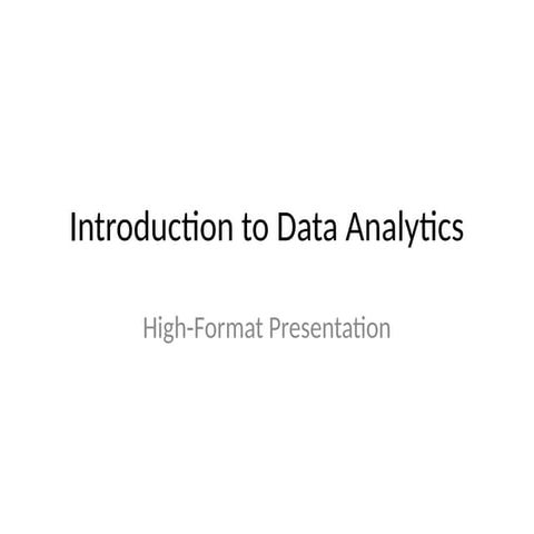ppt 1.pptx data analaytics introduction | PPTX
