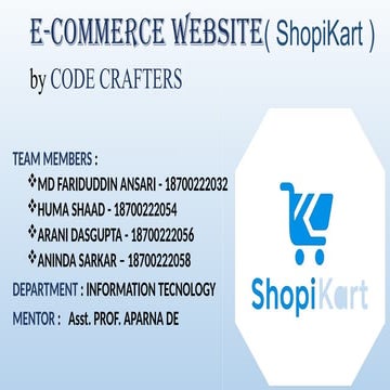 ShopiKart: Next-Generation E-Commerce Website with Intelligent Review ...