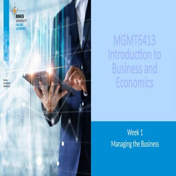 ManagingTheBusiness-pptx-Basic Management | PPTX
