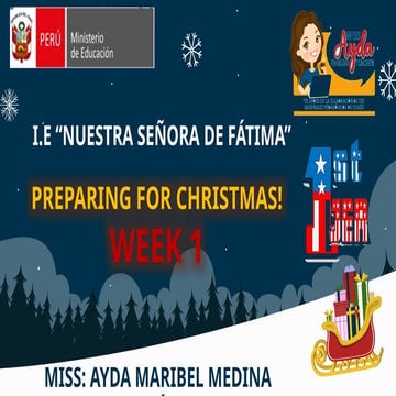 PPT 1-_- PREPARING FOR CHRISTMAS! segundo grado.pptx