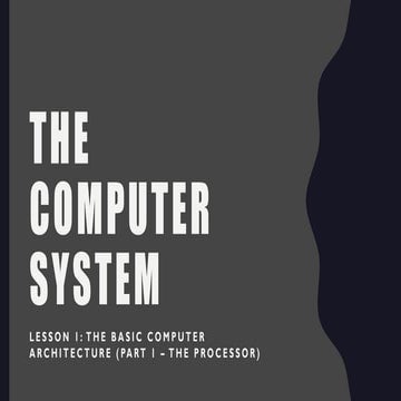 CPU (Central Processing Units) | PPTX